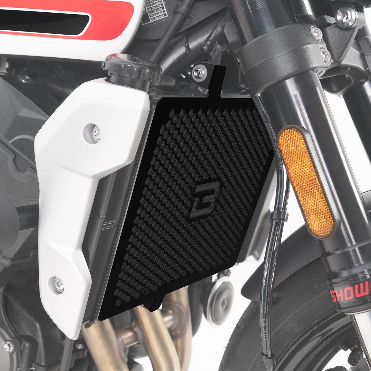 Barracuda radiator guard compatible with Triumph Trident 660 2021-2023 ...
