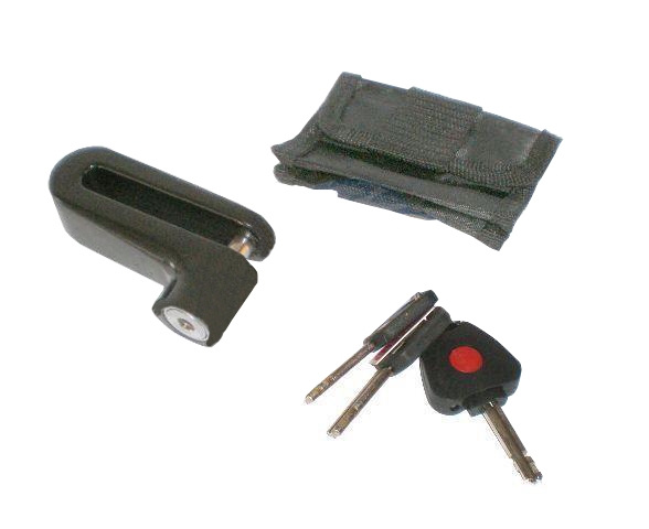 Brake disk lock Kinguard (Pin Ø 10mm) black | Moto Discovery
