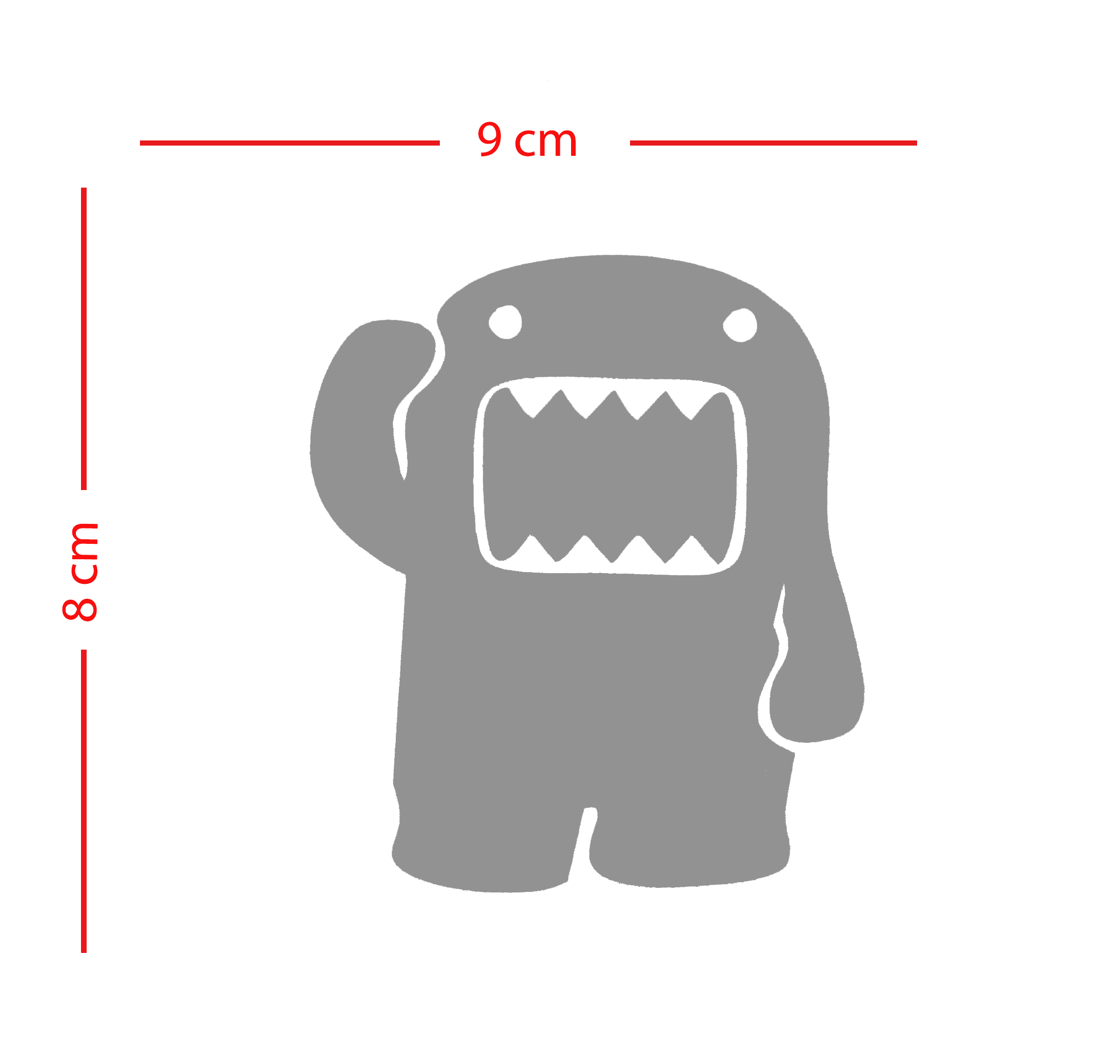 Domo Kun sticker - Design | Moto Discovery