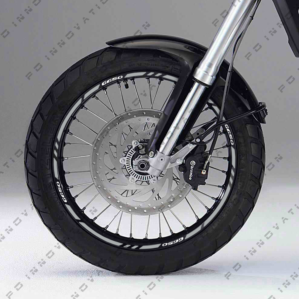 Wheel rim stripes with logos compatible with BMW G650 Xmoto | Moto ...