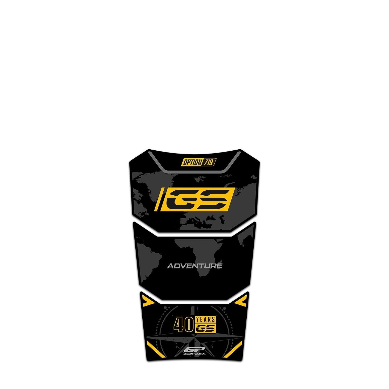 GPK tank pad set 3D compatible with BMW R1200GS LC / R1250GS 2013-2024 ...