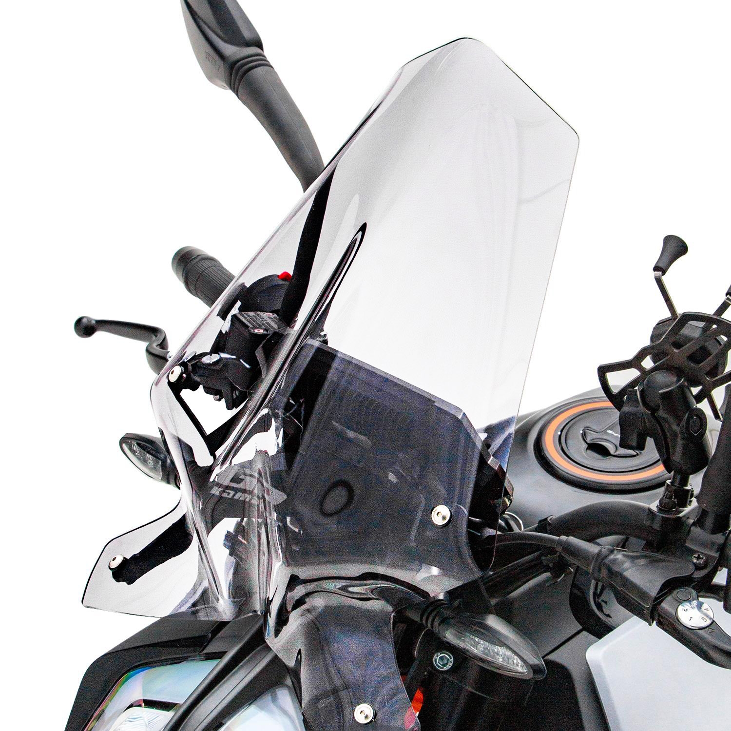 GPK windscreen compatible with KTM Duke 390 2017-2023 46cm (transparent ...
