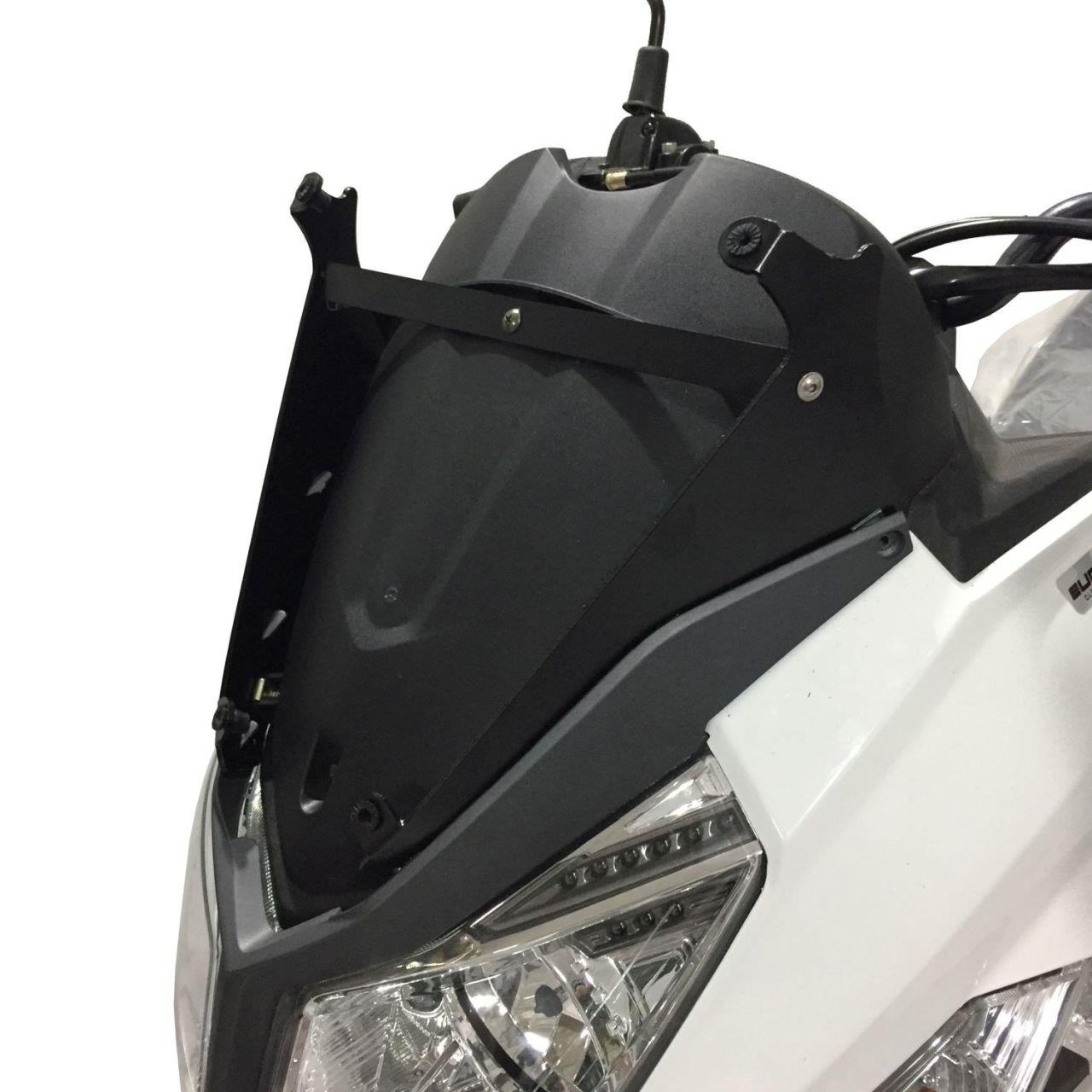 GPK windscreen compatible with SYM Jet 14 200 2017-2024 65cm (fume ...