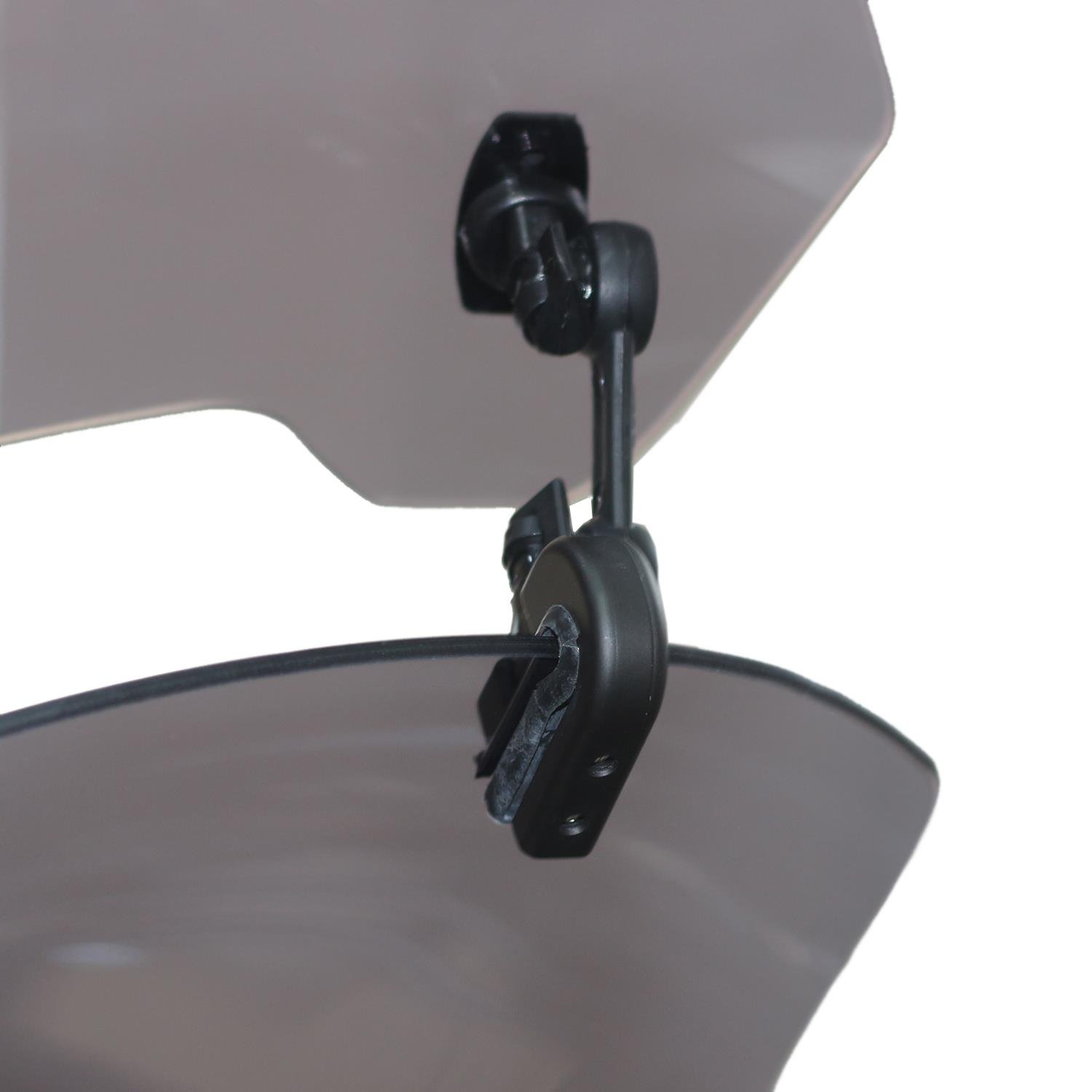 GPK universal clip-on windscreen spoiler 34 x 17 cm (fume)