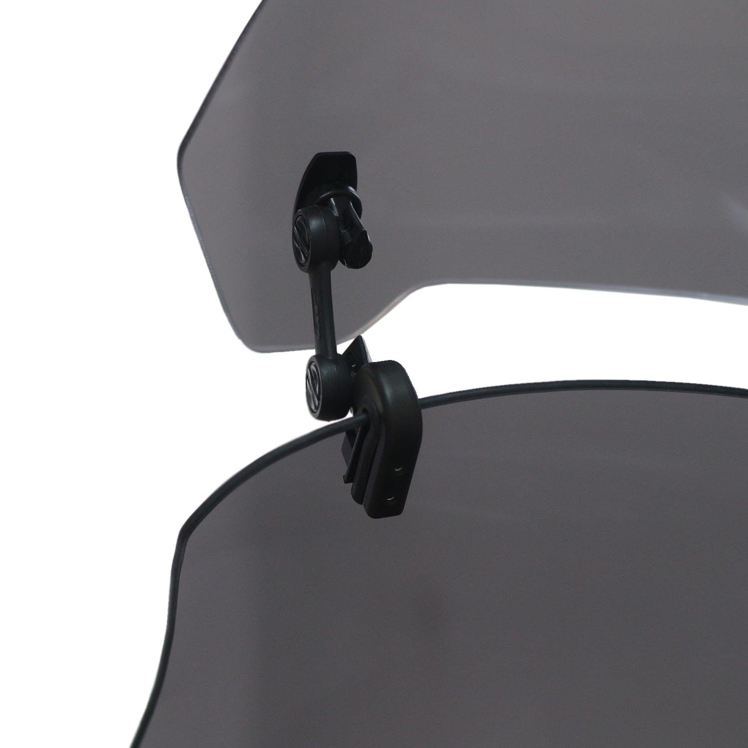 GPK universal clip-on windscreen spoiler 34 x 17 cm (fume)