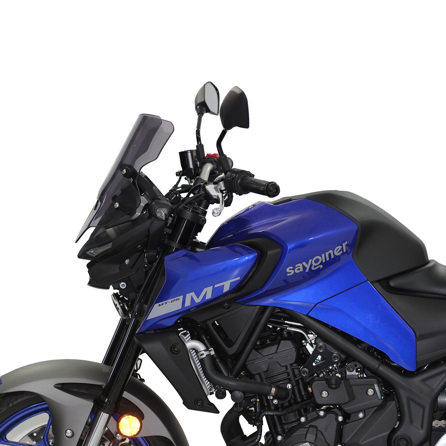 GPK windscreen compatible with Yamaha MT-03 / MT-25 2020-2024 37cm ...