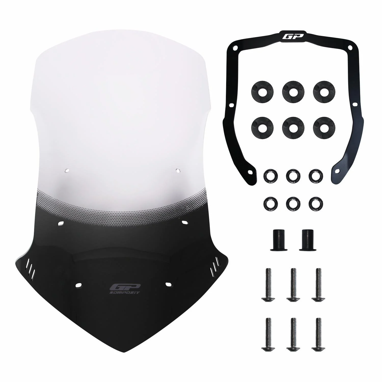 GPK windscreen compatible with Honda NC750X 2021-2024 59cm (transparent ...