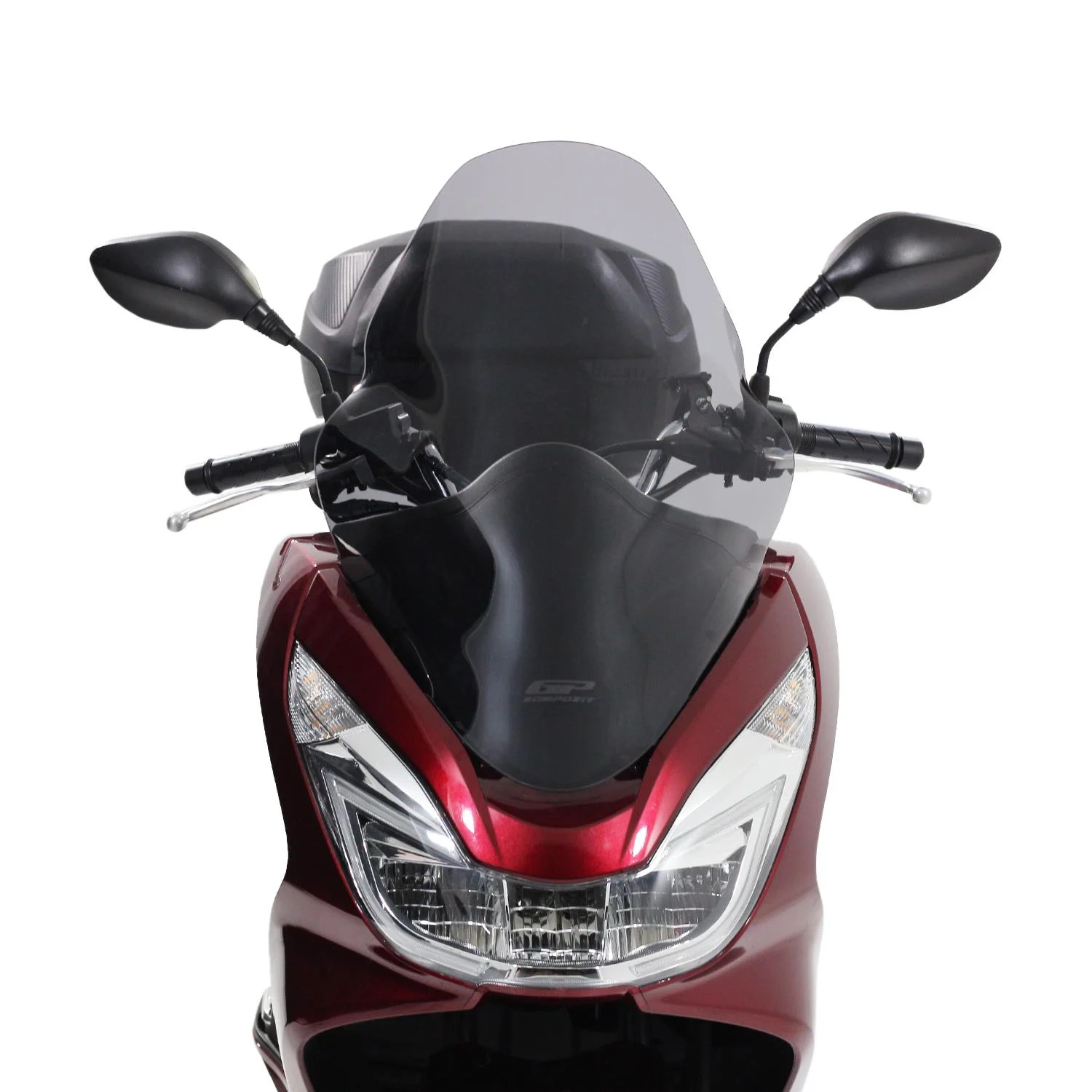 GPK windscreen compatible with Honda PCX 125 / 150 2014-2017 65cm (fume ...