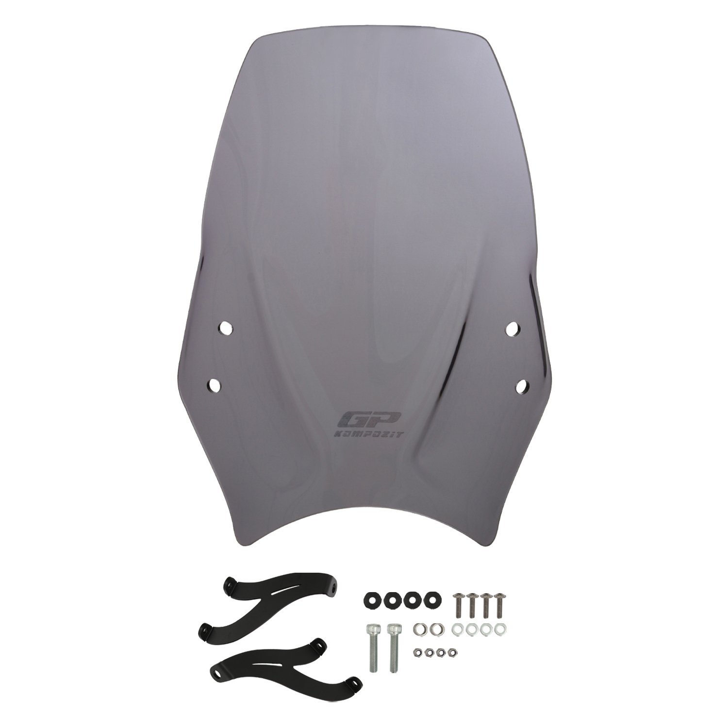 GPK windscreen compatible with Triumph Trident 660 2021-2024 38cm (fume ...