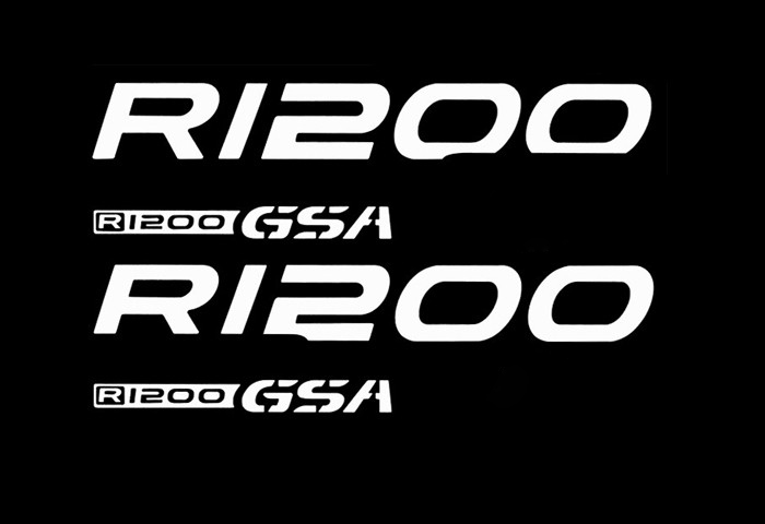 Reservoir logo kit compatibel met BMW R1200GS Adventure wit | Moto ...
