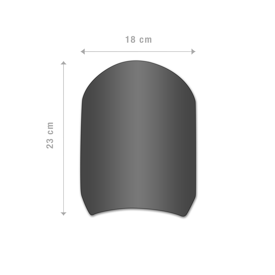 Barracuda "Classic" windshield compatible with Triumph Trident 660 2021 ...