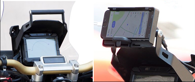 Smartphone / GPS mounting bracket compatible with Honda X-ADV 750 2017 ...