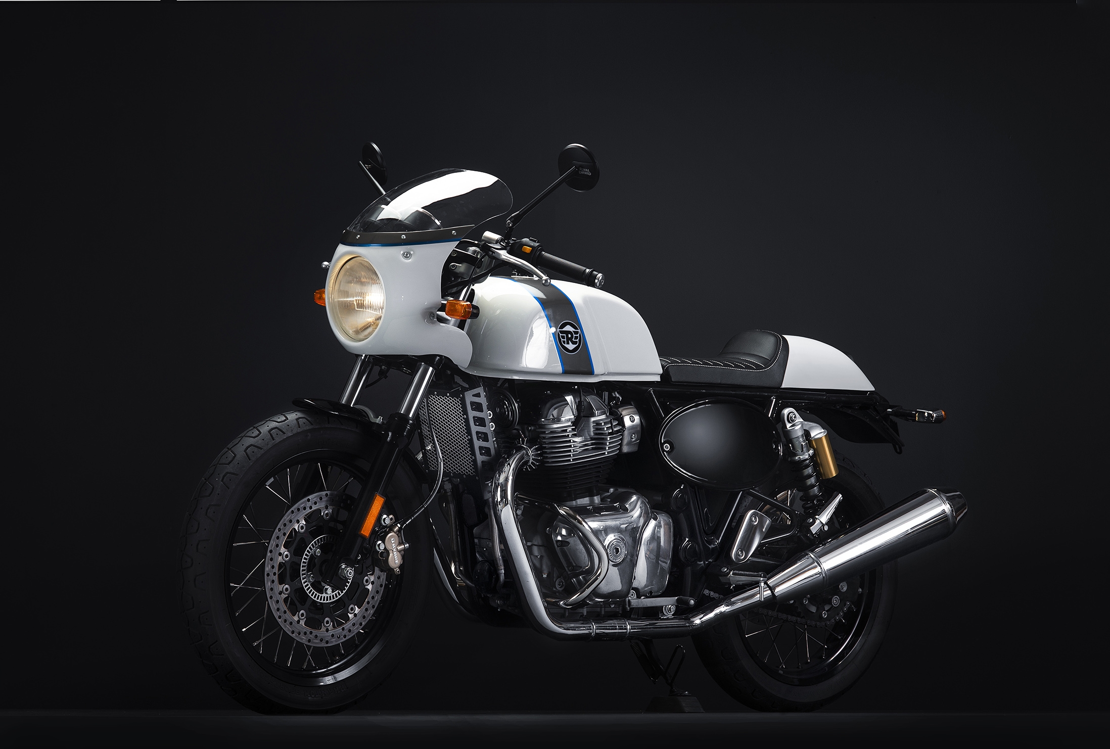 Cafe Racer ön çamurluğu Royal Enfield Interceptor / Continental 650 ile ...