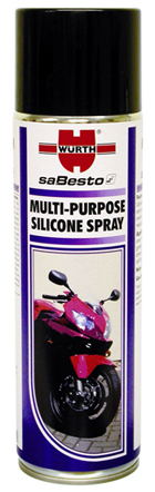 Wurth motorcycle multi-purpose silicone spray 500ml | Moto Discovery