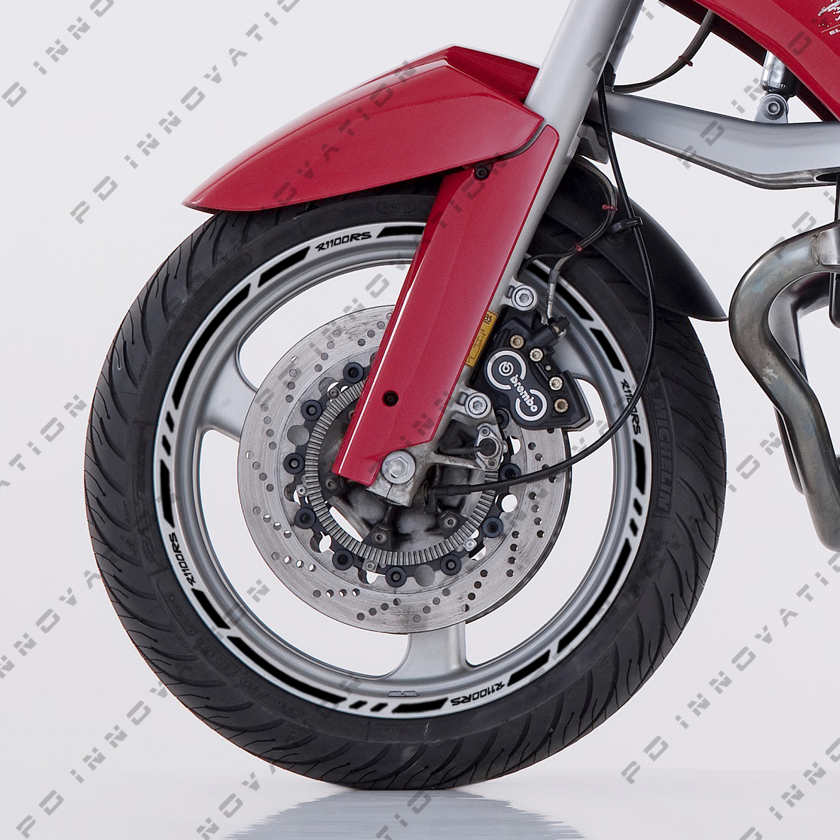 Velgrandstrepen met logo's compatibel met BMW R1100RS | Moto Discovery