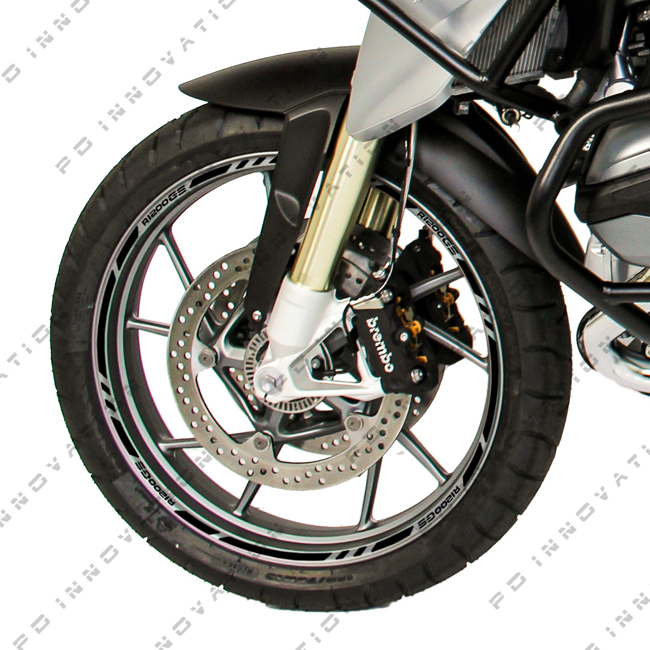 Wheel rim stripes with logos compatible with BMW R1200GS LC | Moto ...