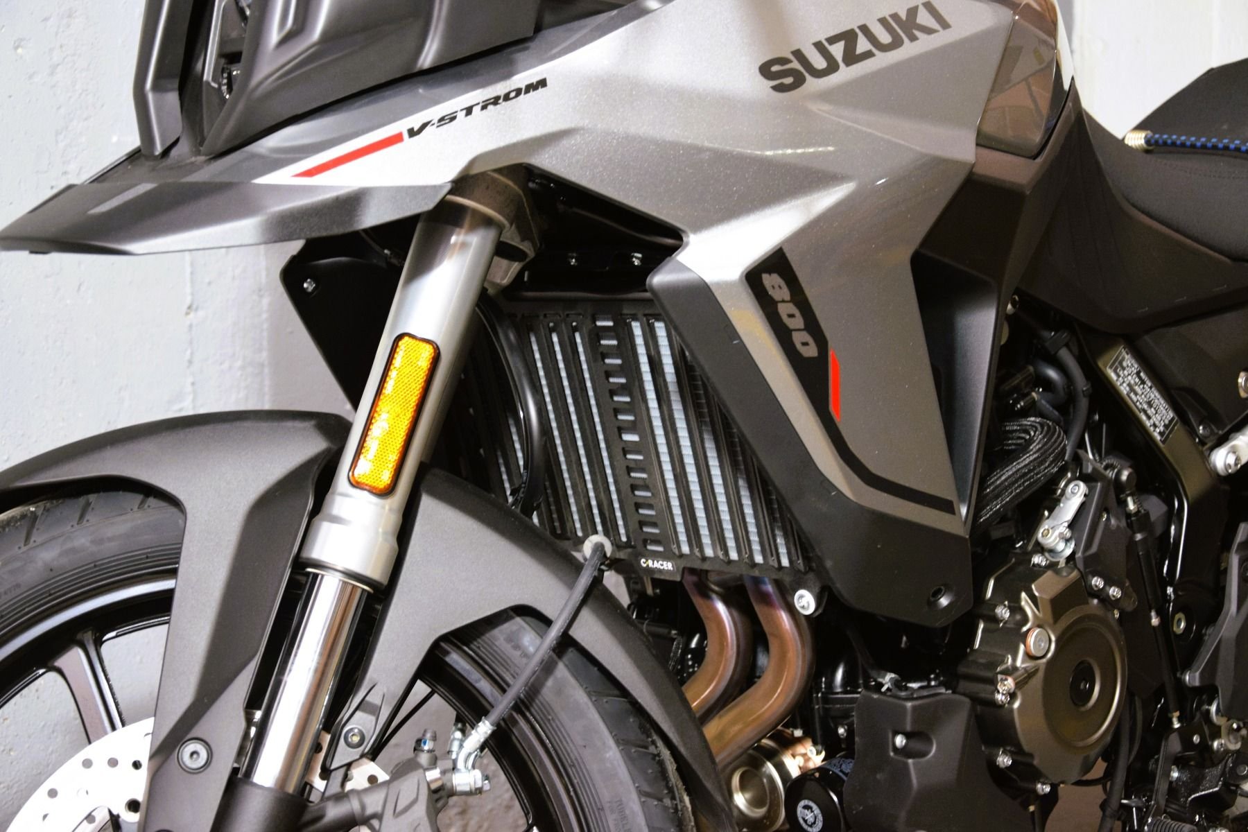 Rally radiator guard compatible with Suzuki V-Strom 800 SE / RE 2024 ...