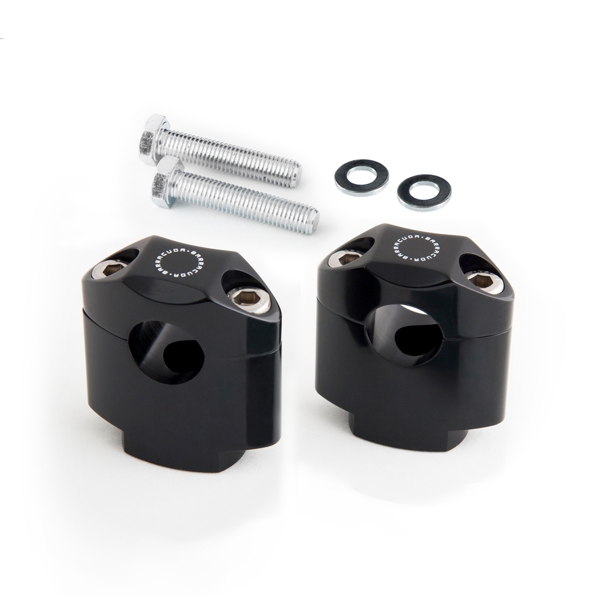 Barracuda handlebar clamps for 28mm fatbar | Moto Discovery