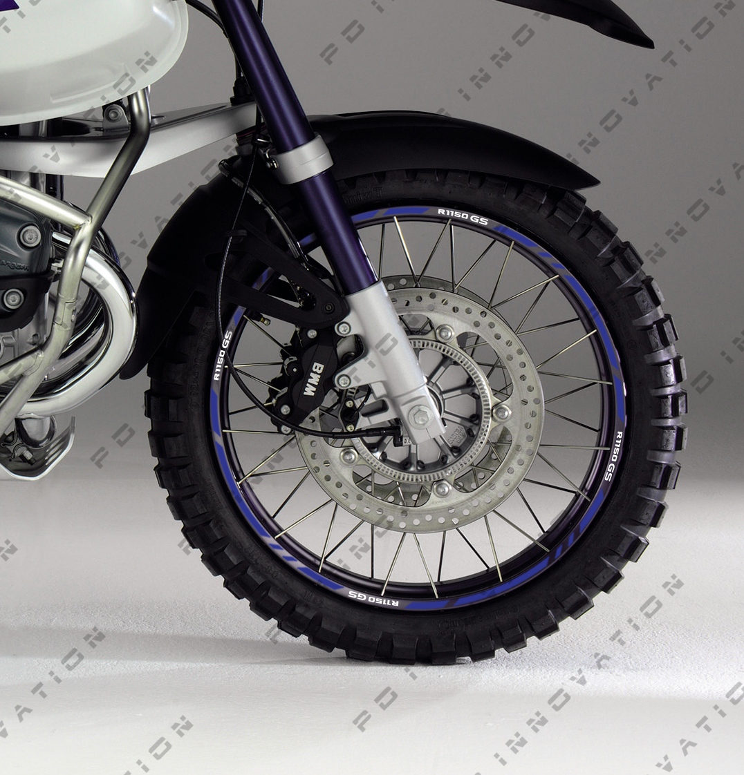 Wheel rim stripes with logos compatible with BMW R1150GS / Adv. | Moto ...