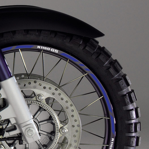 Wheel rim stripes with logos compatible with BMW R1150GS / Adv. | Moto ...