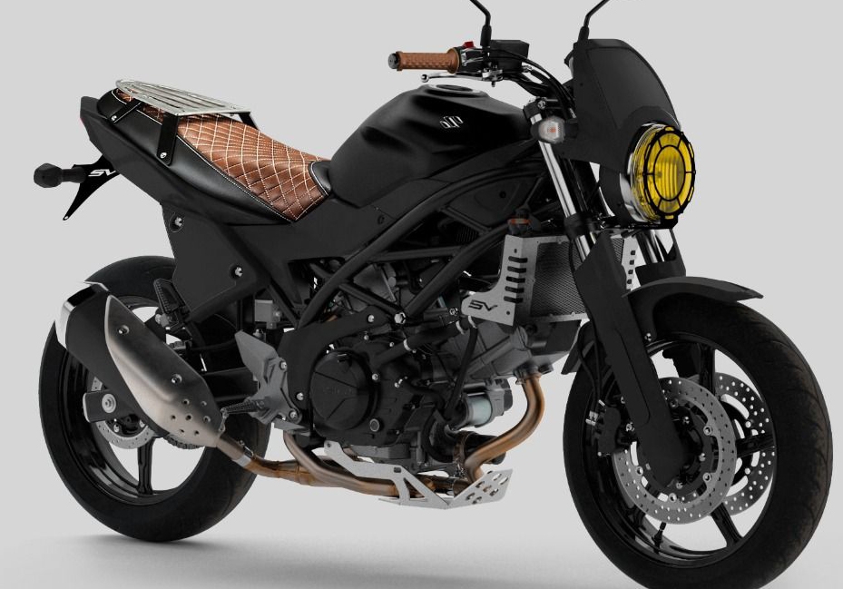 Radiator guard for Suzuki SV650 '16-'21 silver