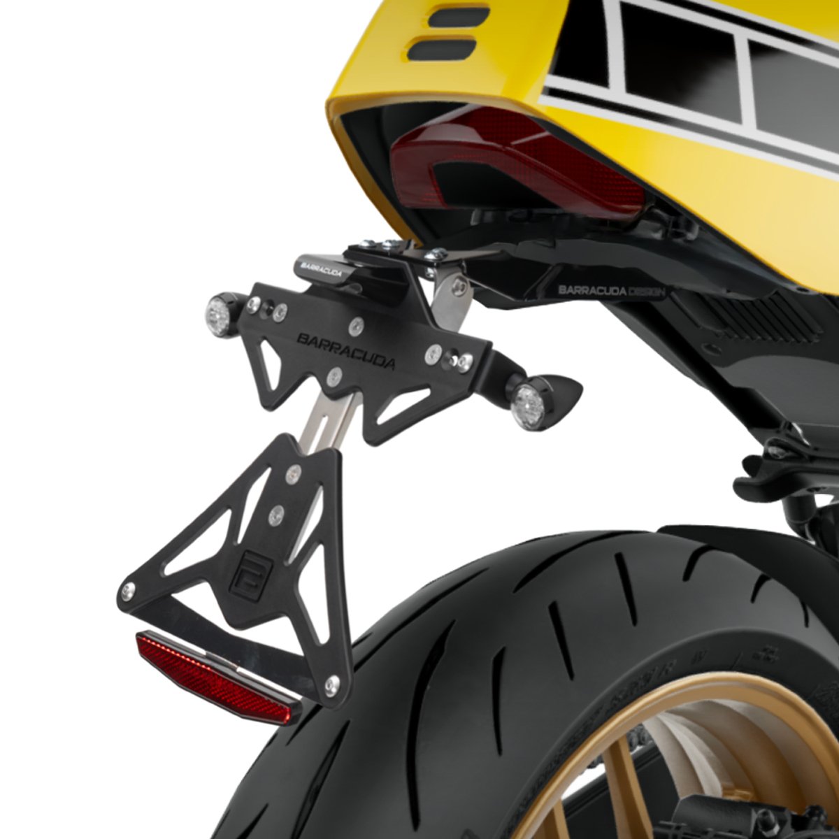 Barracuda license plate holder compatible with Yamaha XSR 900 GP 2024 ...