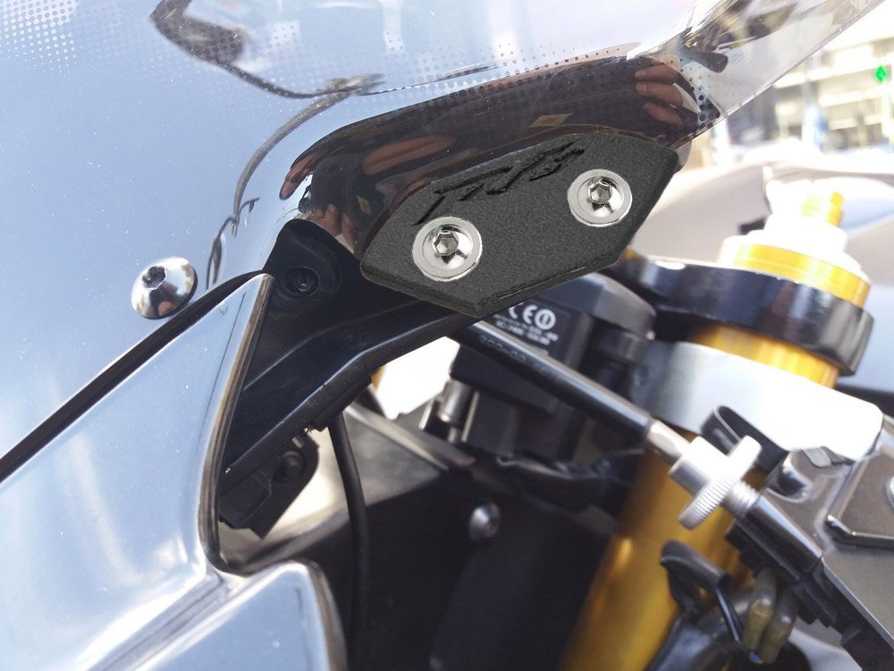 Motorise mirror blanking plates compatible with Yamaha YZF-R6 2006-2016 ...